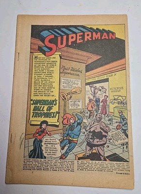 Action Comics #164 (DC Comics November 1952) Prankster- Coverless | eBay
