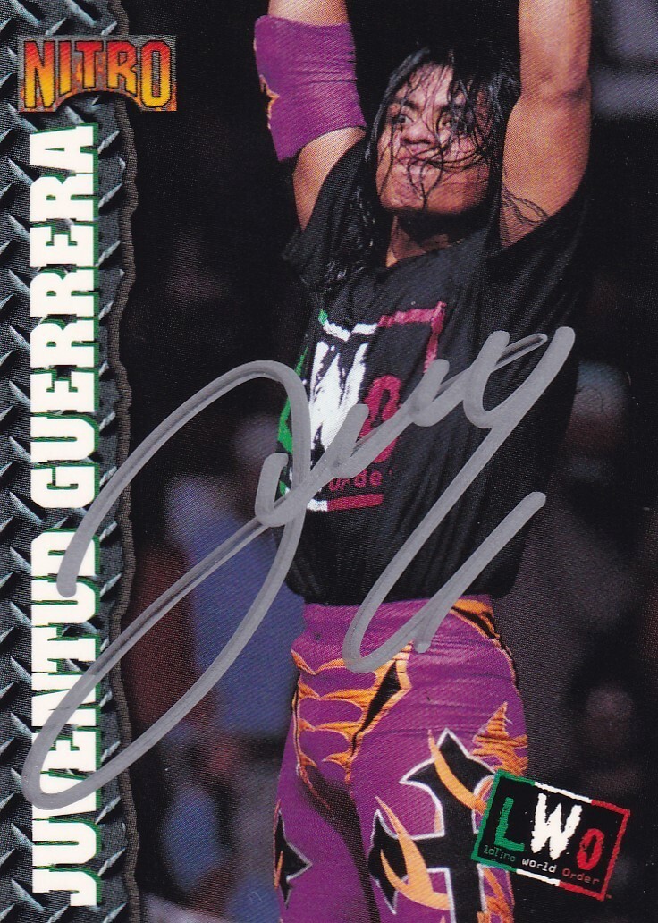 Juventud Guerrera Signed 1999 Topps WCW/nWo Nitro Card #50 WWE Lucha ...