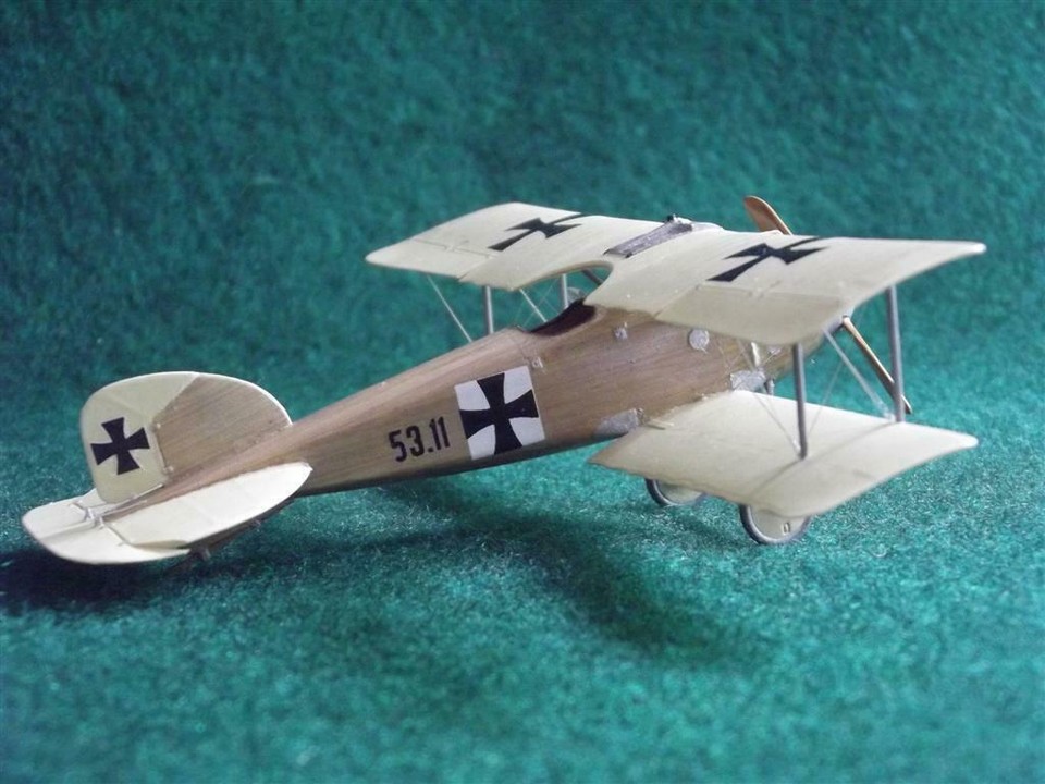 Roden 018 Albatros D.II Oeffag s.53 biplane German. Scale model kit 1/ ...