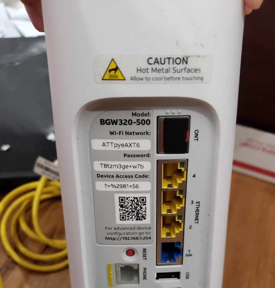 AT&T Model: BGW320-500 WiFi Internet Modem---ROUTER | eBay