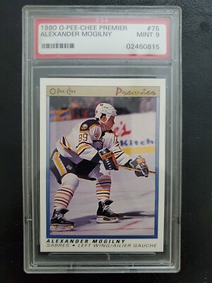 1990 OPC Premier Alexander Mogilny #75 (Rookie Card) PSA 9 | eBay