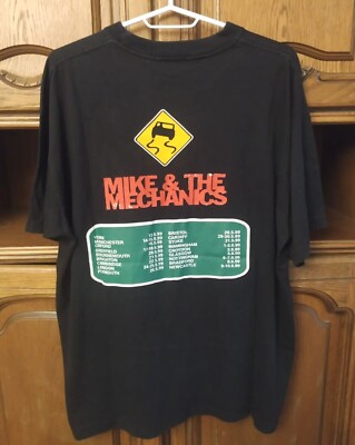 Mike and the mechanics t shirt 1999 tour rare & + genesis merch pop ...