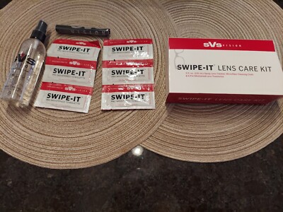 SWIPE IT LENS CARE KIT SPRAY 4 OUNCES WITH /6 TOWELETTS NEW | eBay