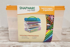 Snapware Snap N Stack Square 3-Tier Seasonal Ornament Storage Container ...