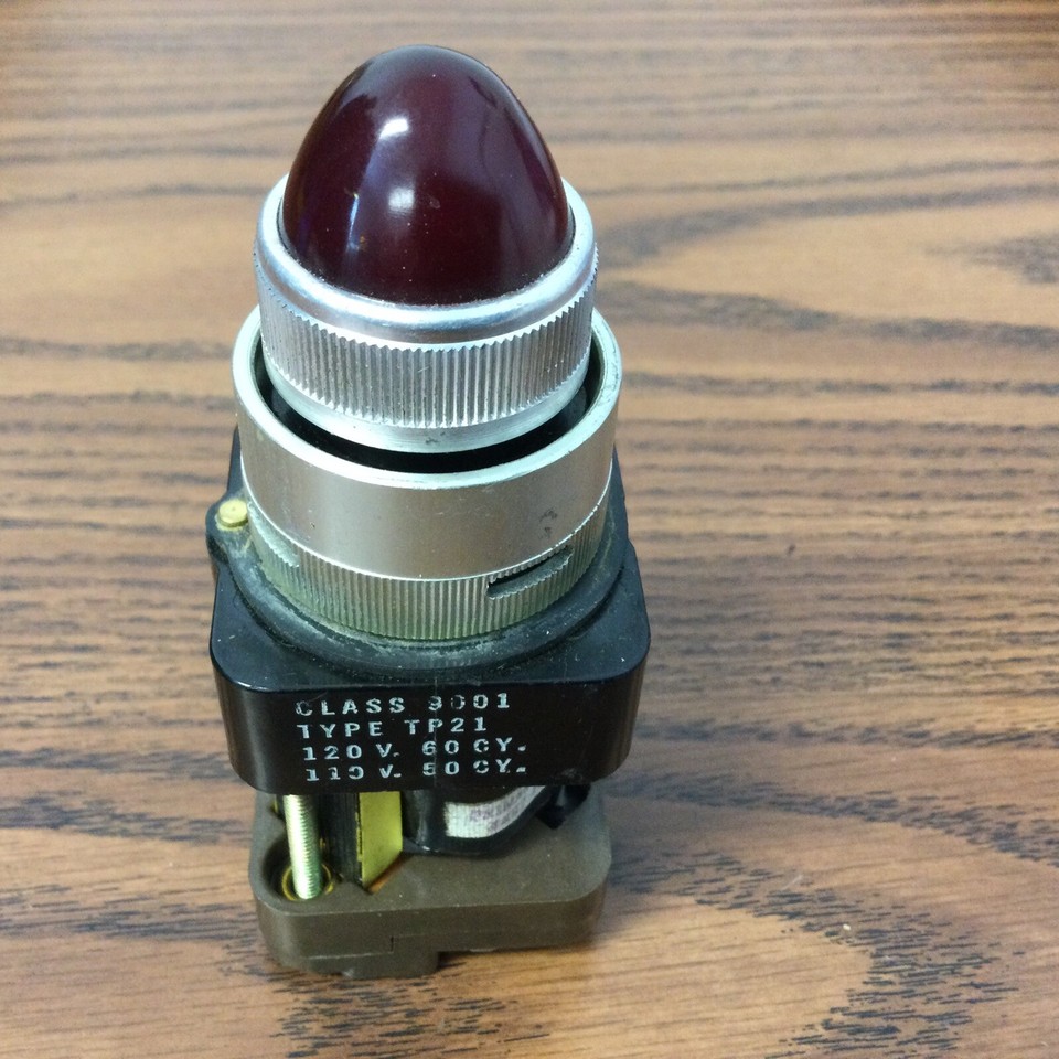 SQUARE D RED LIGHT MODULE PUSHBUTTON CLASS 9001 (LN59Z) | eBay