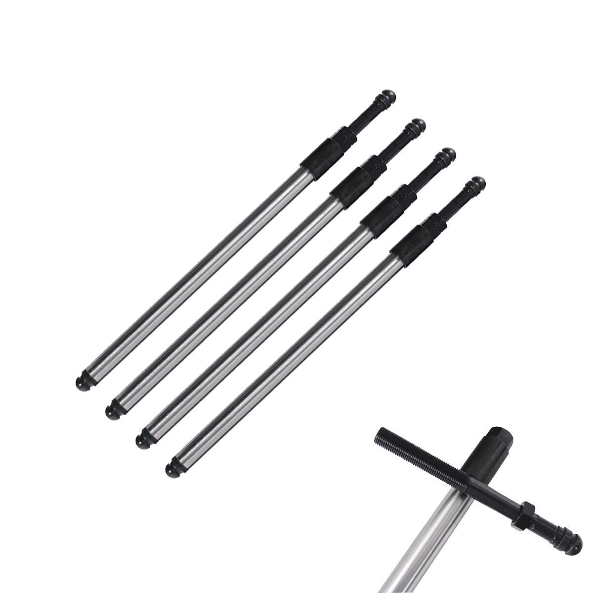 Quickee Adjustable Pushrods Set Harley Evo Evolution Big Twin Dyna FXST ...