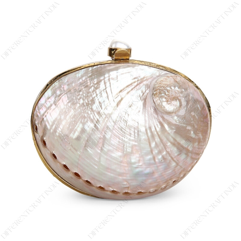 NEW Different Craft India Mini Pink Abalone Seashell Purse | Shell ...