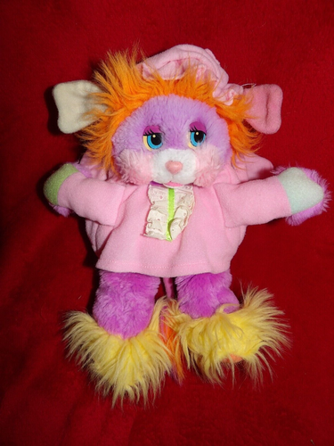 Vintage Peluche Popples Rose Jaune Orange TTBE | eBay