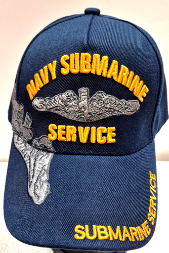U.S. NAVY SUBMARINE SERVICE NAVYBLUE HAT CAP WITH SHADOW | eBay