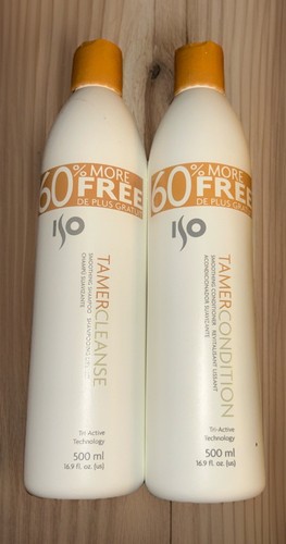 ISO Tamer Cleanse Shampoo & Conditioner Set-16.9 Oz/Large-New/DC | eBay