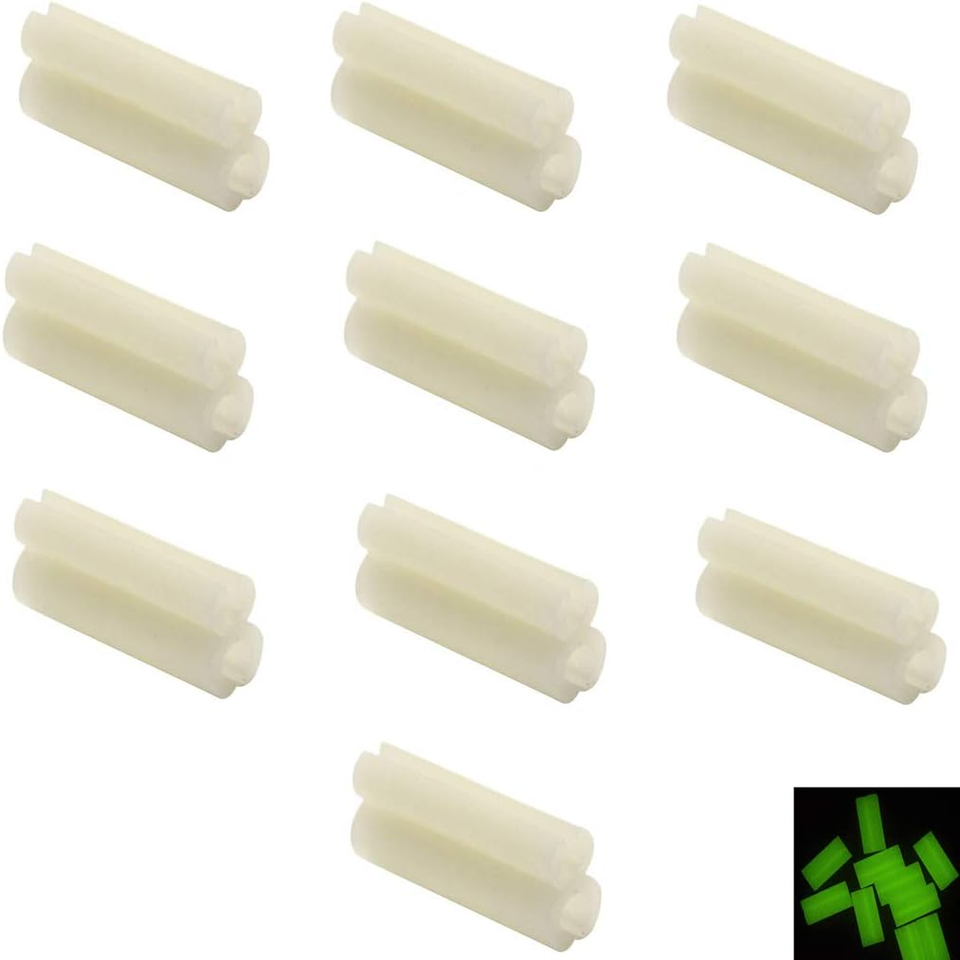 Fishing Rod Glow Stick Holder: 20Pcs Mini Light Stick Clip-On Sea Rod ...