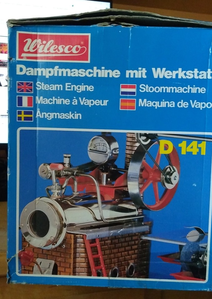 Vintage Wilesco D141 Steam Engine Workshop | eBay