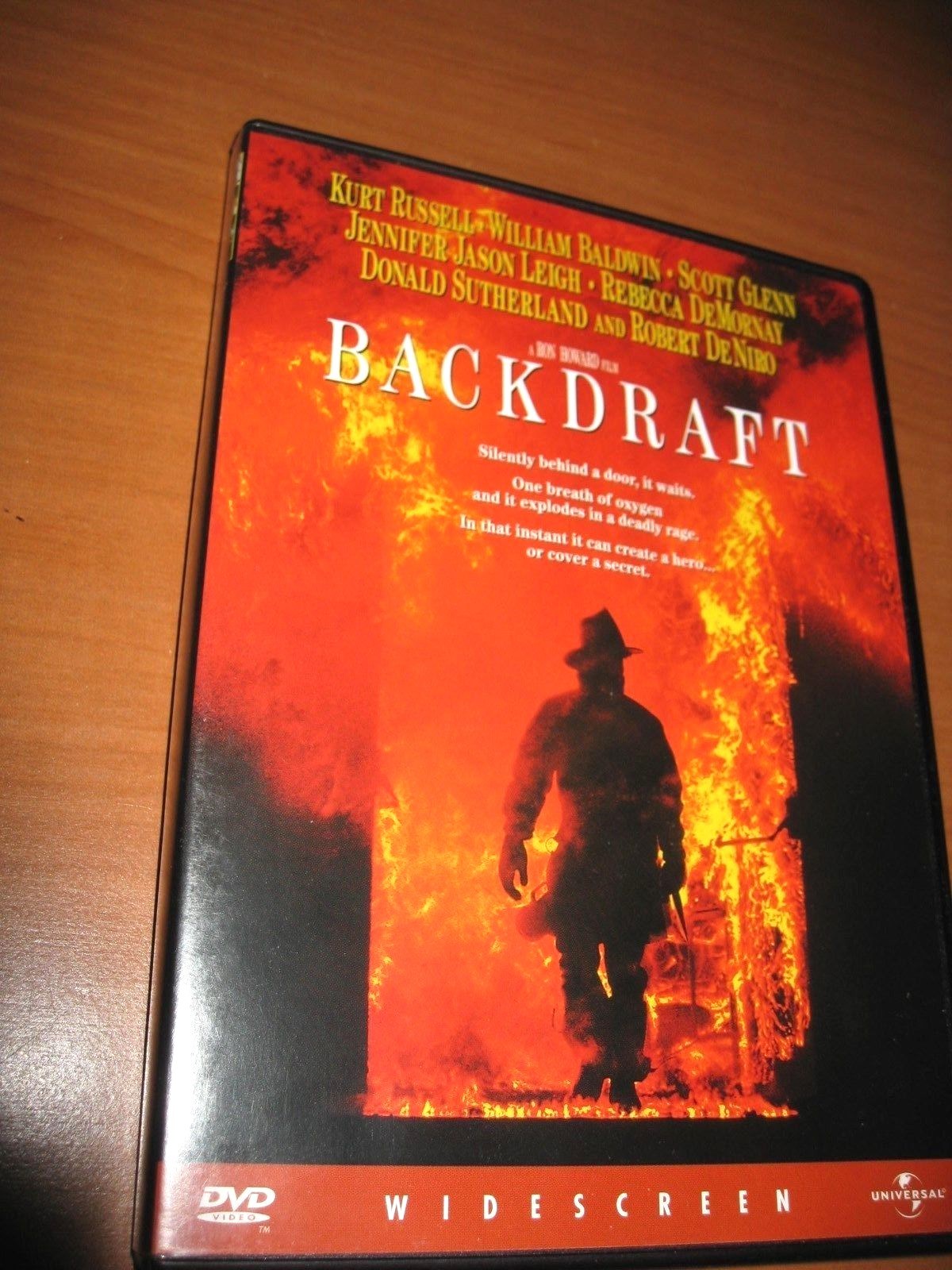 Backdraft 1991 Kurt Russell OOP DVD (Old Version) Universal 1997 W ...
