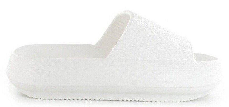 Womens Pillow Sliders Slides EVA Comfort Summer Shower Beach Sandals ...