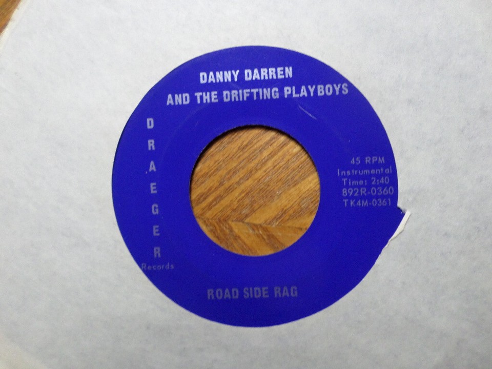 DRAEGER 45/DANNY DARREN /ROAD SIDE RAG/TEAR DROP ON A ROSE/NR MINT ...