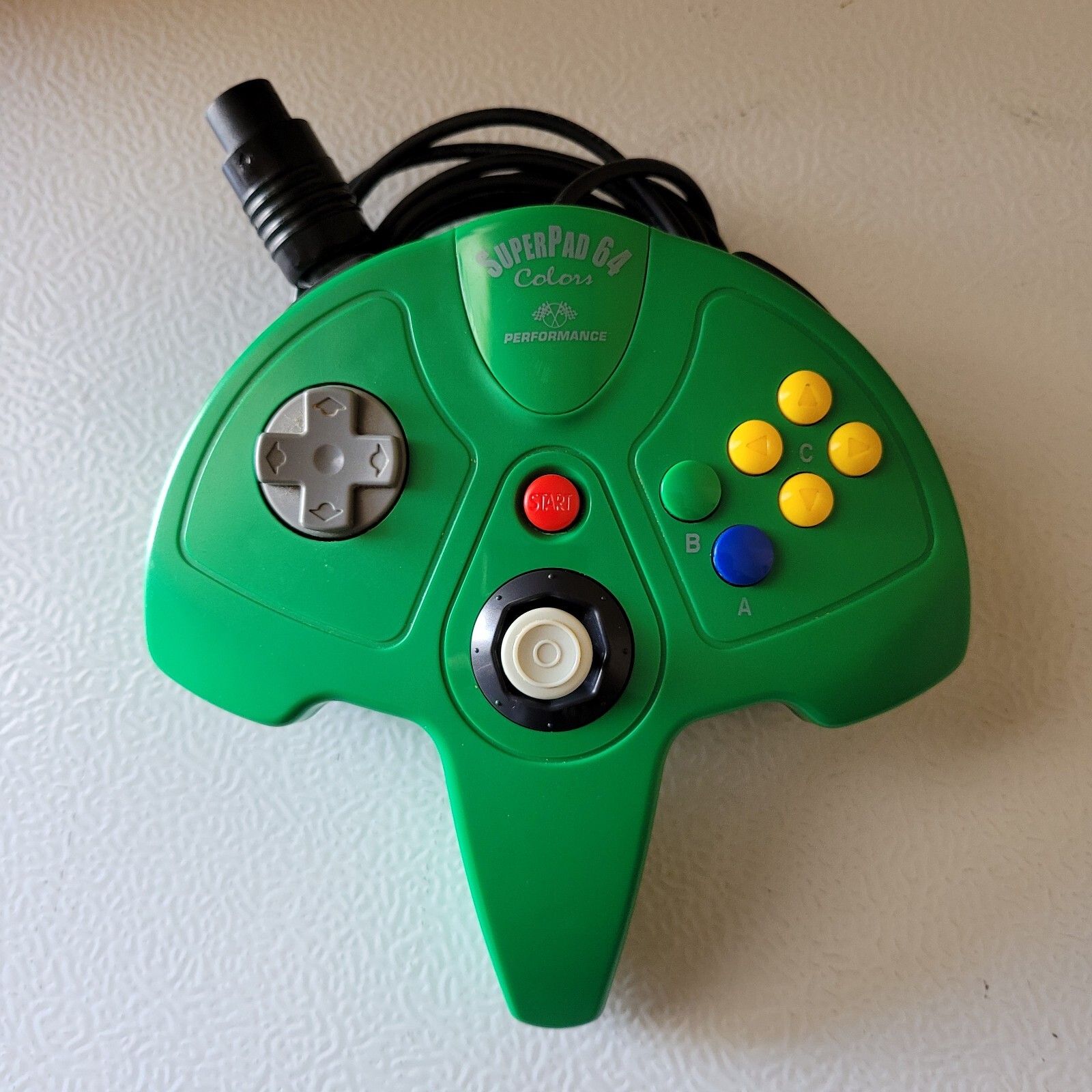 SuperPad 64 Nintendo 64 Black Controller Tested and Working | eBay