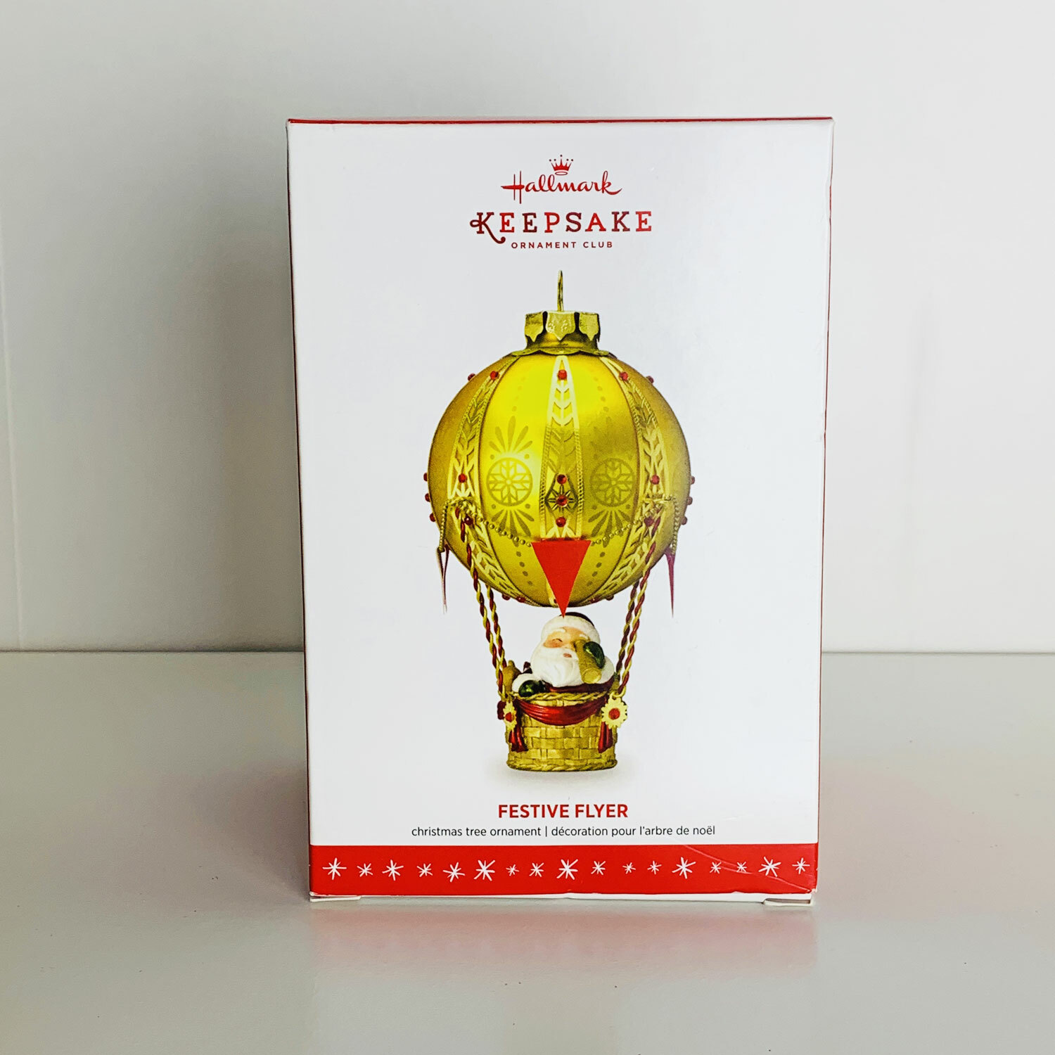 Hallmark 2016 Festive Flyer Keepsake Ornament Club Exclusive Christmas ...