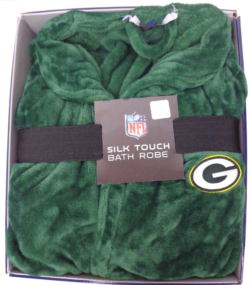 NFL Silk Touch Bath Robe Men's 26" x 47" | eBay