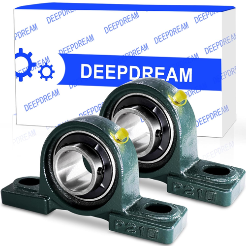 2Pcs UCP210-32 Pillow Block Bearing 2" Inch Bearing Housing Mounted ...