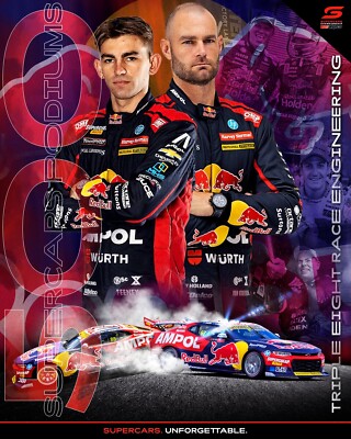 V8 SUPERCARS WINNERS RACING TEAM CARS POSTER,DRIVERS FORD HOLDEN,MOTOR ...