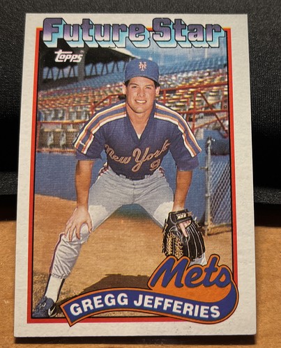 1989 Topps Baseball Gregg Jefferies #233 New York Mets Rookie Card | eBay