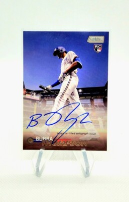 2023 Topps Stadium Club Bubba Thompson On-Card Rookie Auto! Rangers ...