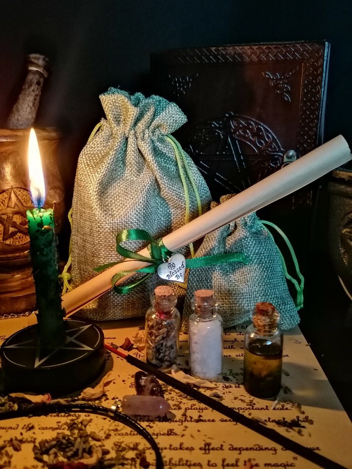 Health and Healing Spell Kit Ritual Magic Witchcraft Wicca Pagan Green ...