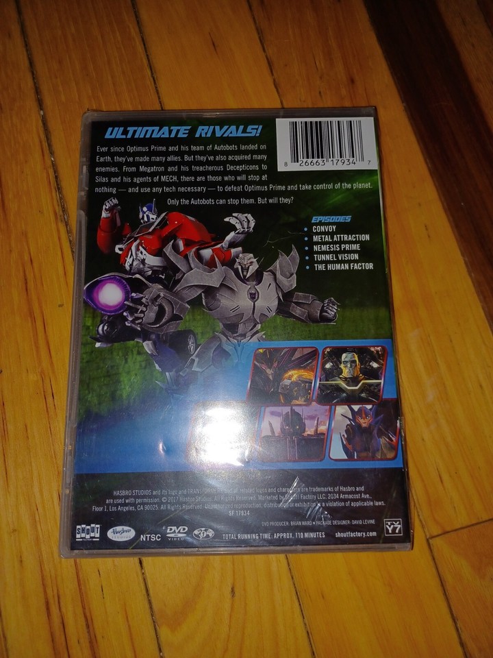 Transformers Prime: Ultimate Rivals (DVD, 2017) New. 7/22 826663179347 ...