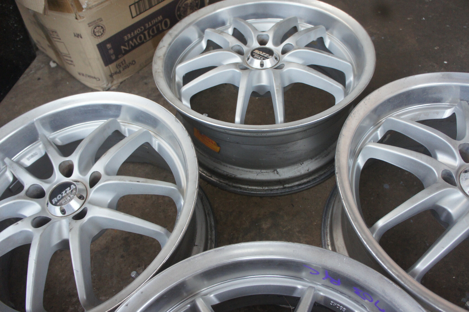 JDM 17" PIAA ROZZA staggered rims wheels for is200 dc5 rsx ek9 dc2 cl7 ...