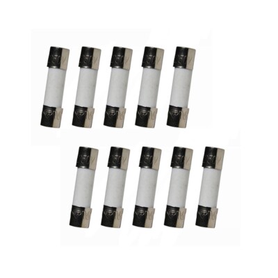 10Pcs 250V 3A F3AL250V 3 amp Fast Blow Acting Quick Ceramic Fuses ...