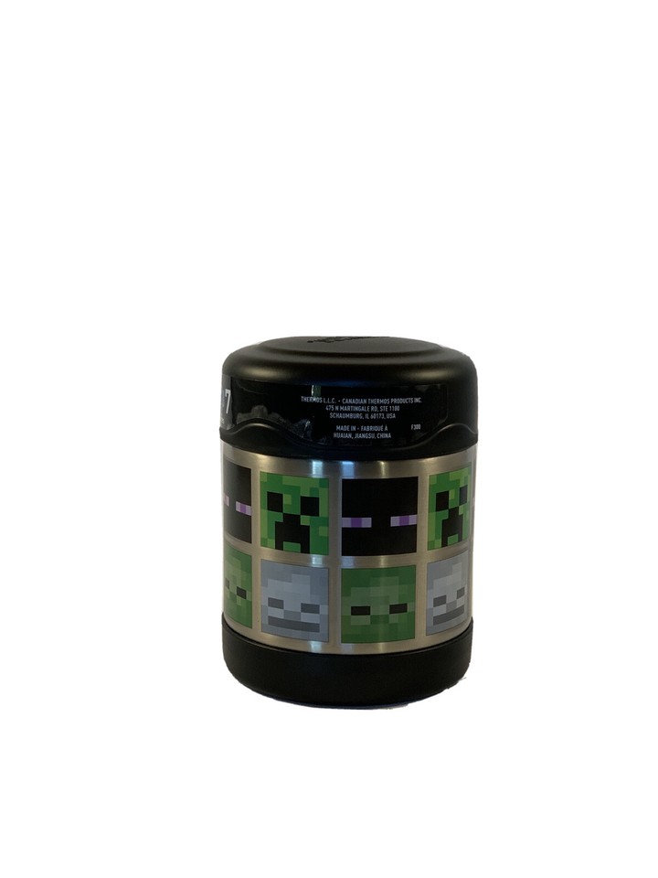 Minecraft Thermos Funtainer Stainless Steel Insulated 10 oz. Food Jar ...