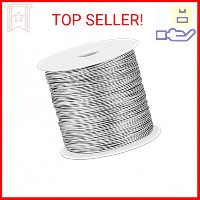 cridoz 24 Gauge Stainless Steel Wire for Jewelry Making, Bailing Wire ...
