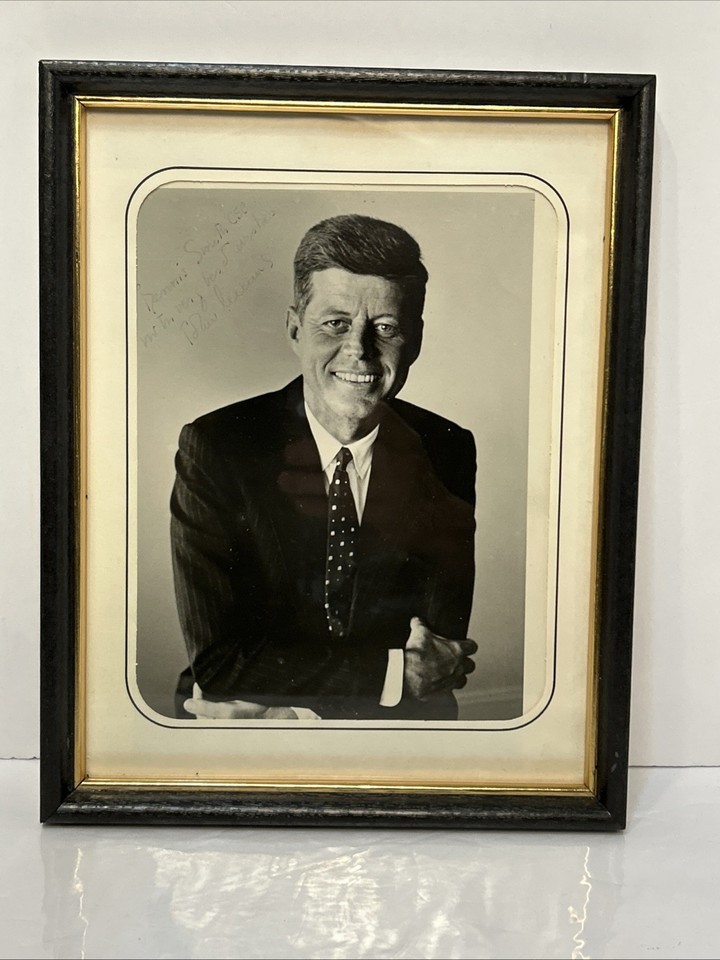 John F Kennedy Campaign Photo Signed Jack Kennedy To Dennis Smith CSC ...