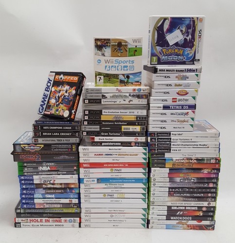 Massive Bundle of Mixed Video Game CASES ONLY - Wii PS4 Xbox PSP DS Game Boy | eBay UK