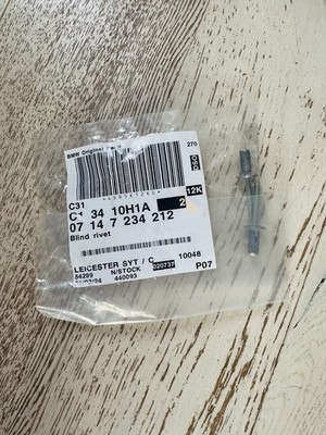 BMW F20 Blind Rivet Genuine 07147234212 | eBay UK