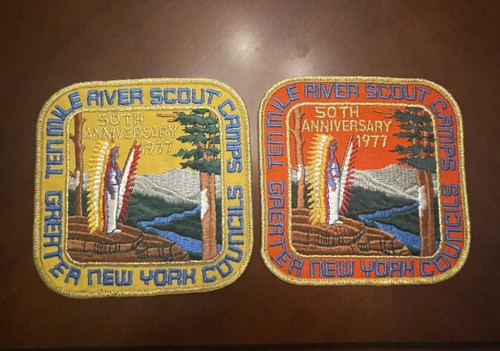 Ten Mile River Scout Camps 1977 50th Ann Patch Lot Greater New York ...