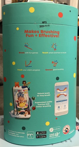 NEW Colgate Hum Kids Smart Battery Powered Toothbrush Coral | eBay