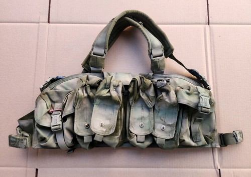 Oldschool Blackhawk! Commando Chest Rig OD Green Painted Modified SOF ...