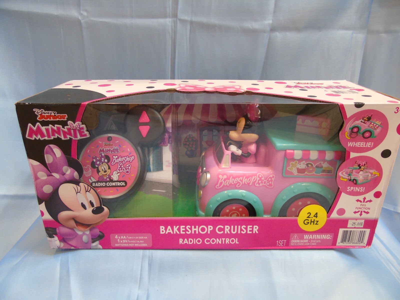 Disney Junior Minnie Mouse 9" Radio Control Bakeshop Cruiser Remote ...
