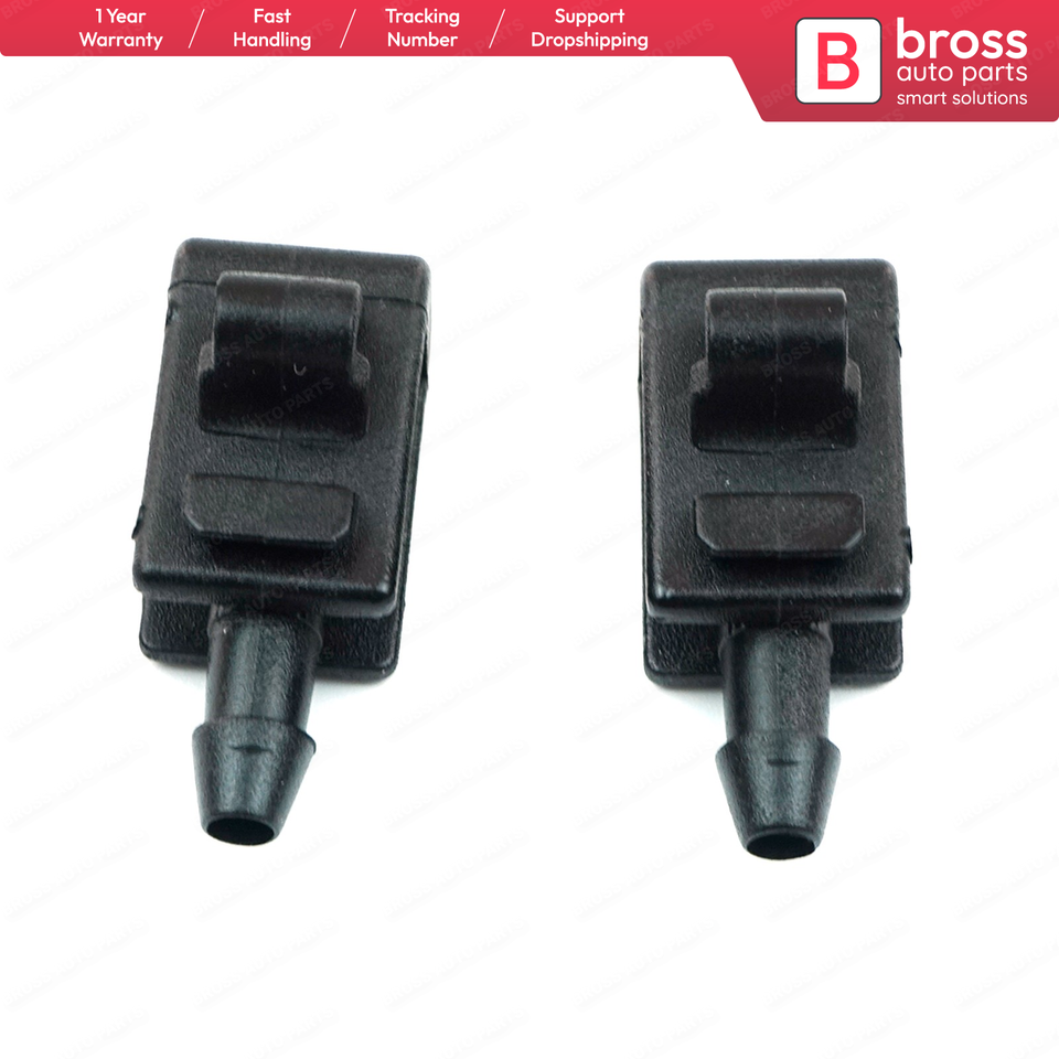 2x Front Windscreen Washer Nozzle Spray Jets 8200082347 for Renault ...