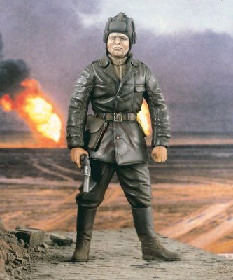 Verlinden 120mm 1/16 Soviet Russian T-34 Tank Commander WWII with Flare ...