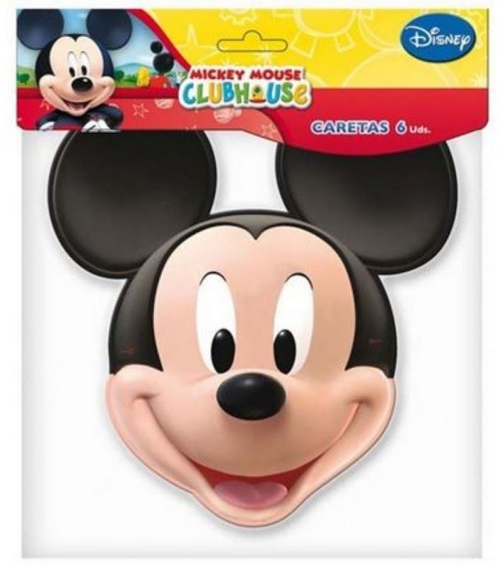 Childrens Cardboard Mickey Mouse Masks Pack of 6 | eBay