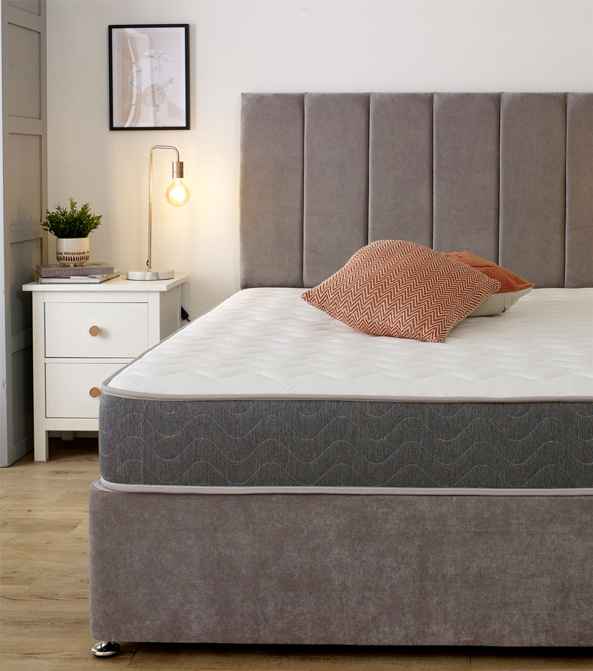 eXtreme Comfort 7" Zig Zag Grey Memory Form Spring Mattress - Single ...