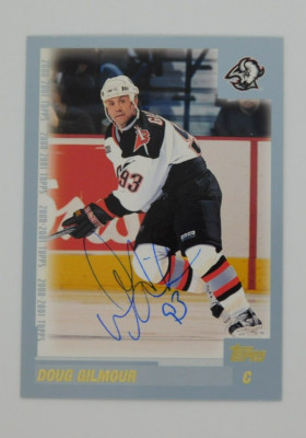 Doug Gilmour HOF 2002 Topps # 58 Buffalo Sabres Autograhed Card | eBay