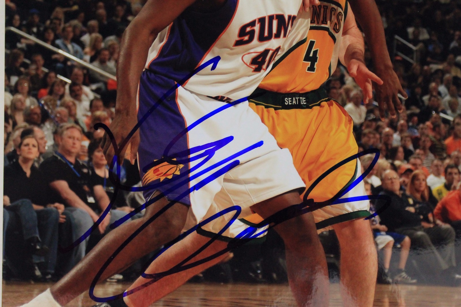 Kurt Thomas Suns Knicks Spurs TCU NBA Autograph 8x10 Photo Signed 16B ...