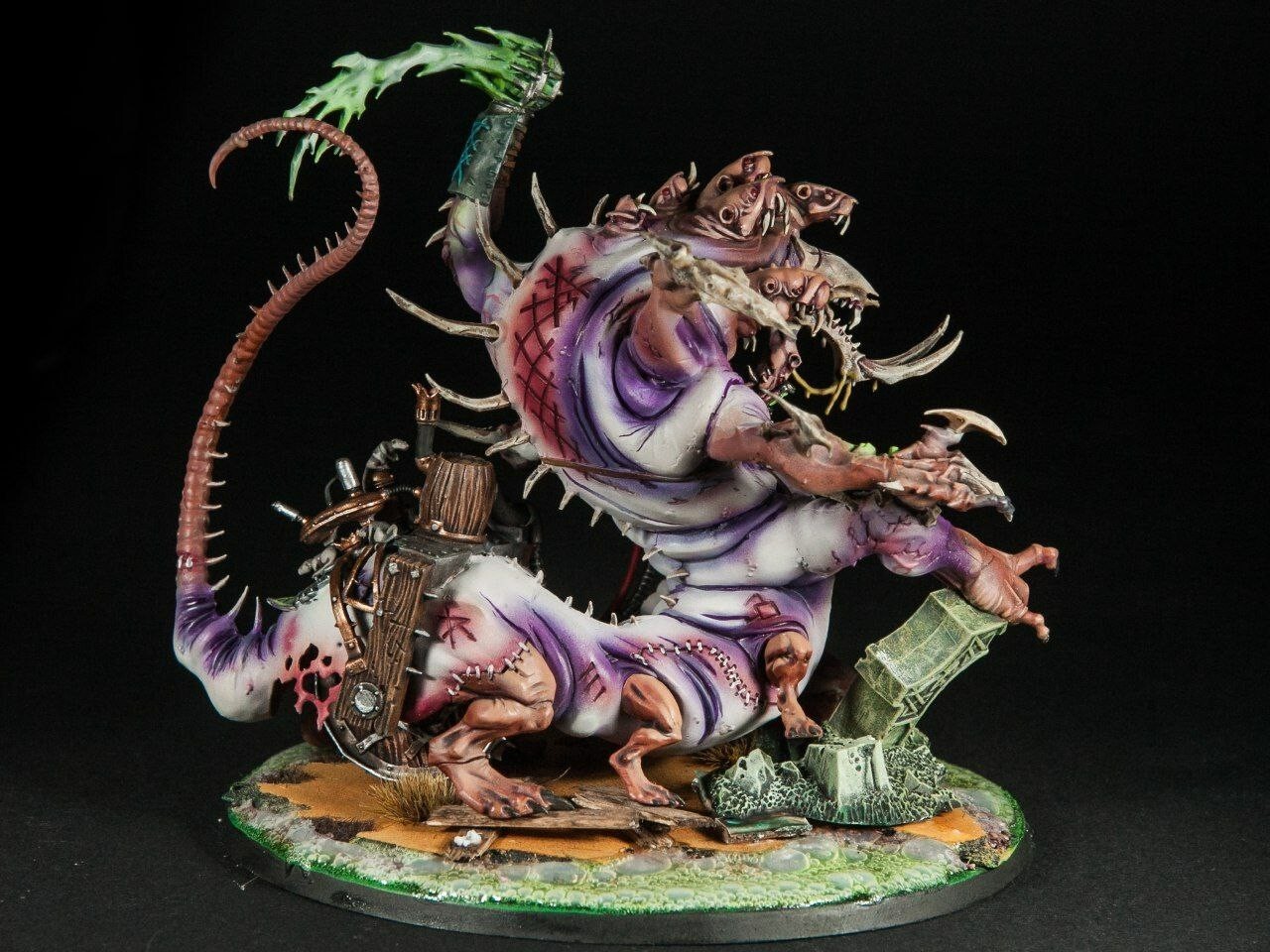 Hell Pit Abomination Skaven painted Warhammer Underworlds AoS Clan ...