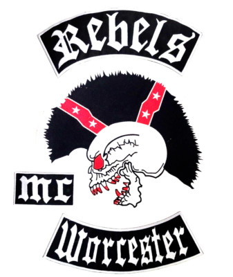 Rebels Worcester MC Embroidered Biker Jacket Patch Iron on Sew on ...