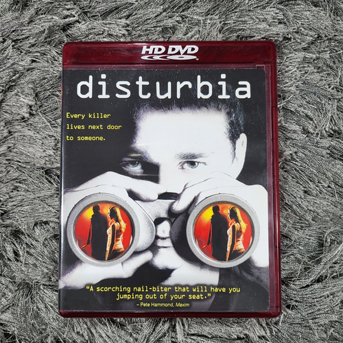 Disturbia HD DVD 2007 Widescreen Sia LaBeouf Carrie-Anne Moss David Morse Roemer | eBay