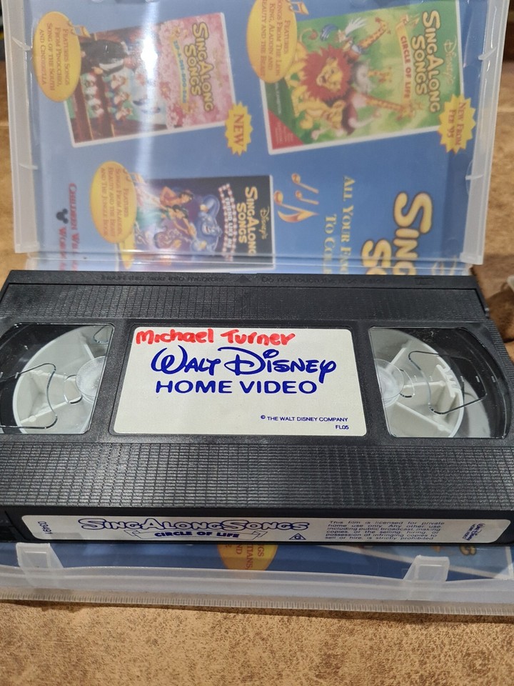 DISNEY ~ SING ALONG SONGS ~ CIRCLE OF LIFE & COLOURS OF THE WIND ~ PAL ...