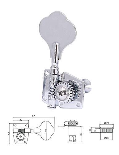 Vintage Open Gear Machine Heads Tuners Tuning Pegs 4 In Line Right Hand ...